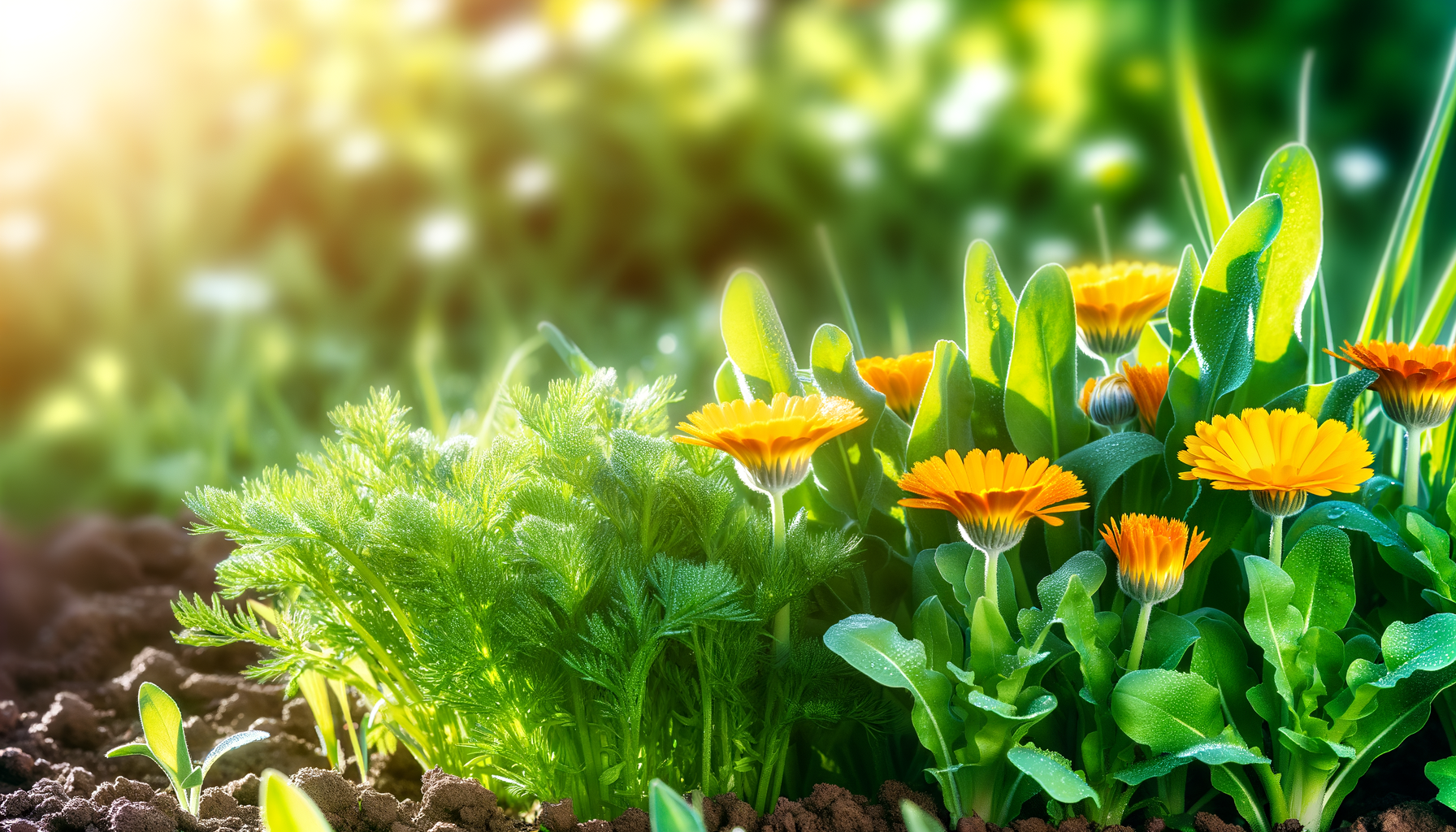 How growing calendula beside your carrots brings both beauty and balan ...
